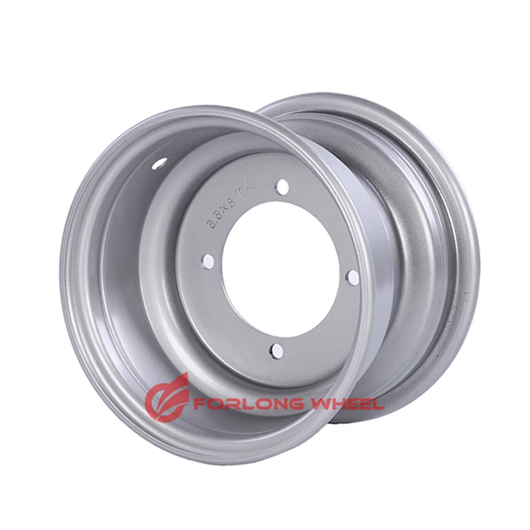 Steel Wheel 5.50X8 4 Stub with 100mm atv utv wheel rim